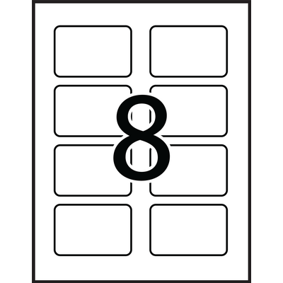 Avery Rectangle Labels - 2" x 3" Template