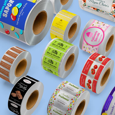 Film BOPP chromé argenté, laminé mat, doublure en PET, 2" x 7 ...